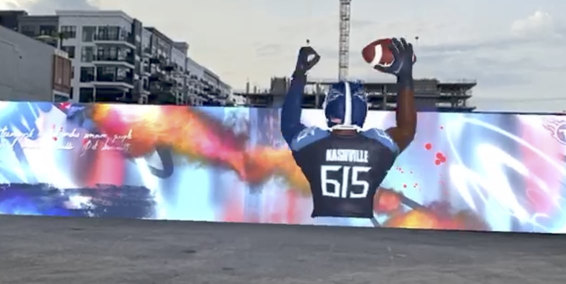 TN Titans Mural Uses AR to Catch Eyes - MVP Interactive – Anything Is ...